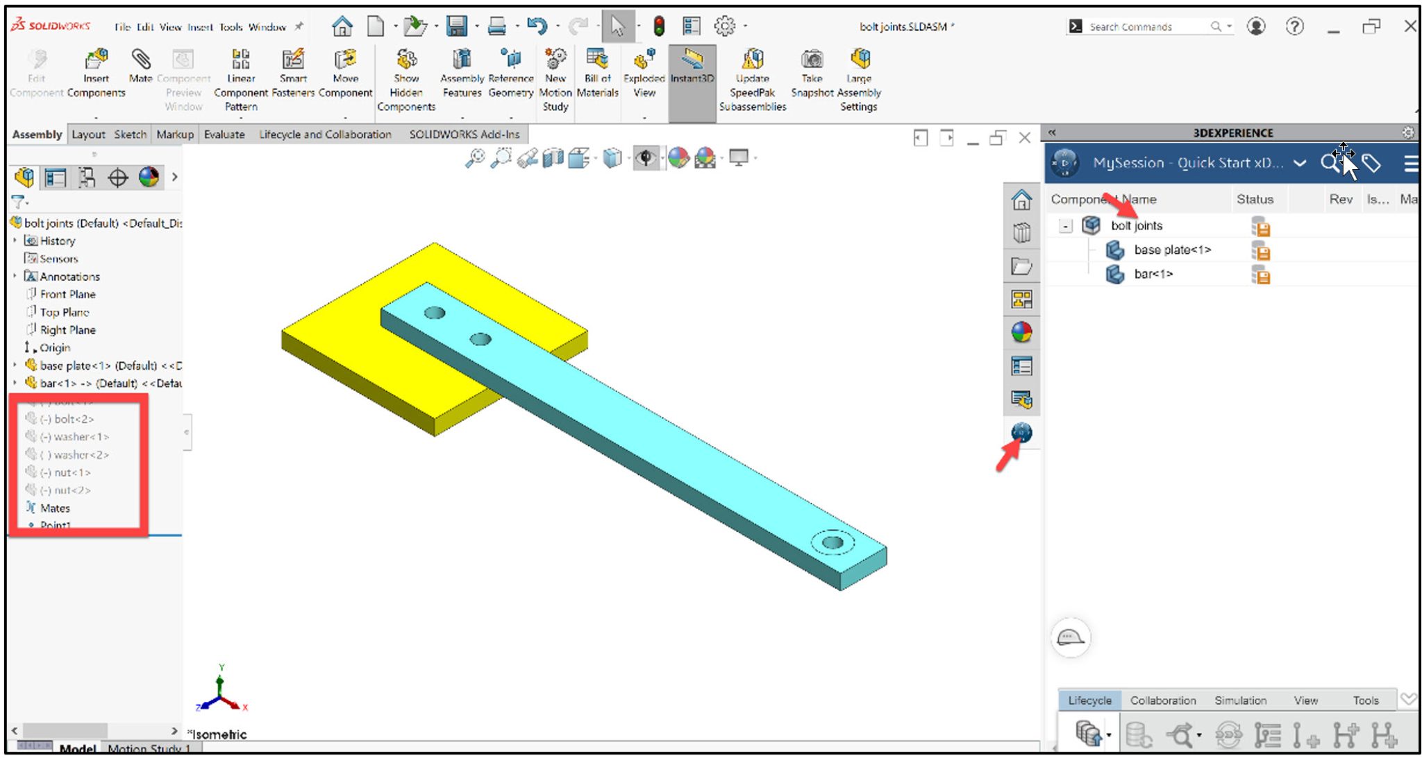 Analysis Lesson 6: SOLIDWORKS and 3DEXPERIENCE Simulation Mechanical Scenario Creation