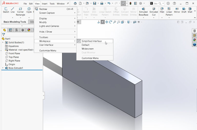SOLIDWORKS EDU 2025: Simplified Interface for Teachers and Students