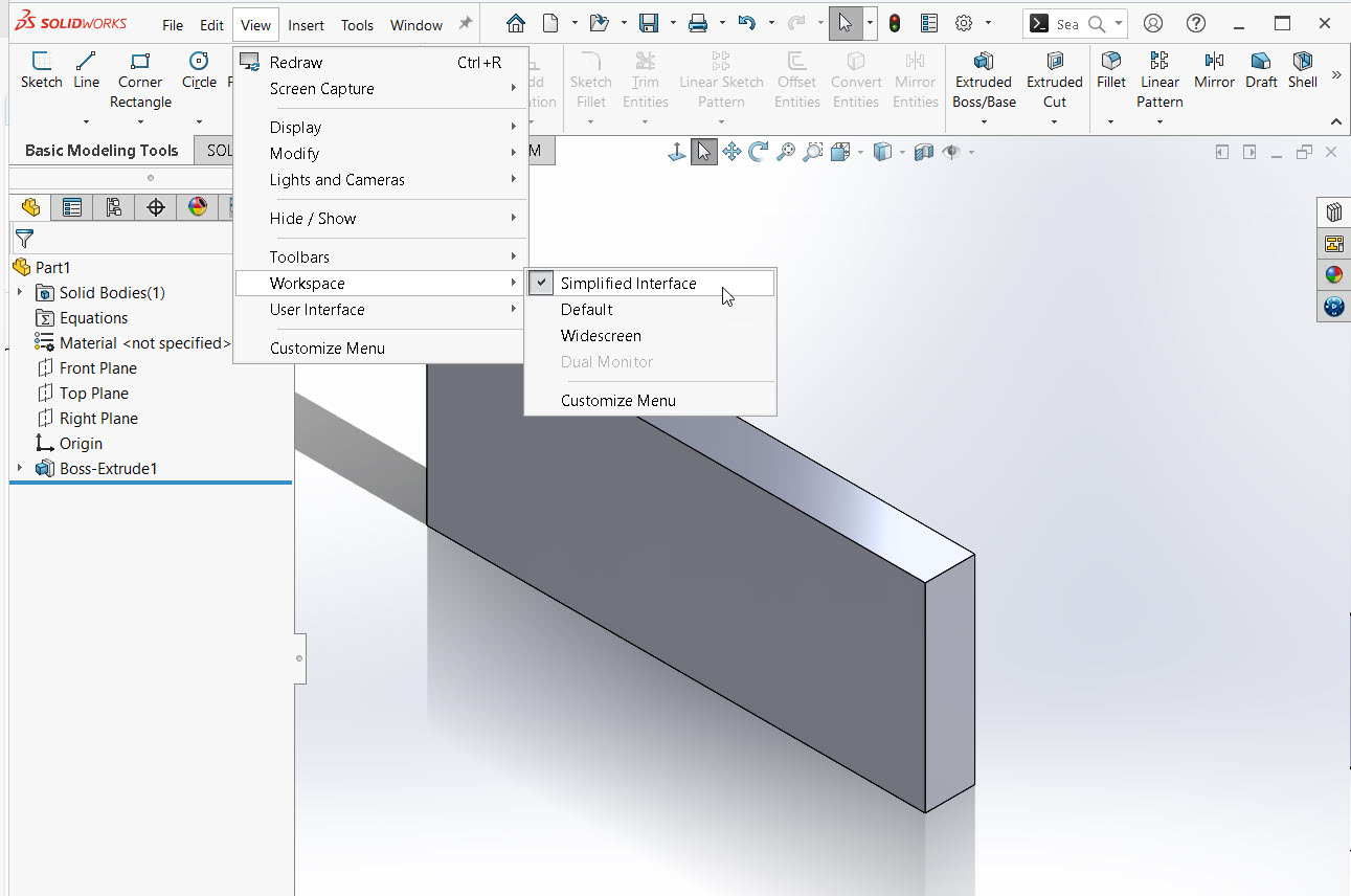 SOLIDWORKS EDU 2025: Simplified Interface for Teachers and Students