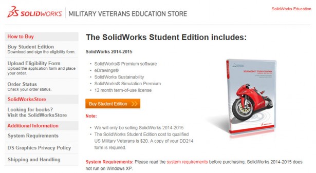 SOLIDWORKS Military Veterans Program