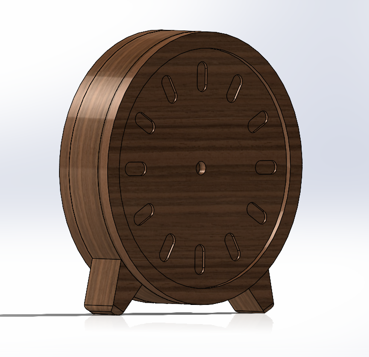 Clock Design with Exploded Views