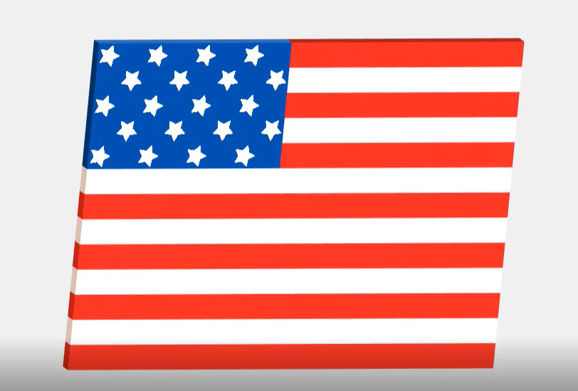Learn how to create a flag for this July 4th holiday with SOLIDWORKS ...