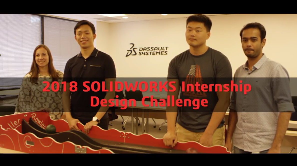 SOLIDWORKS Interns Bowled Over in 2018 Internship Design Challenge