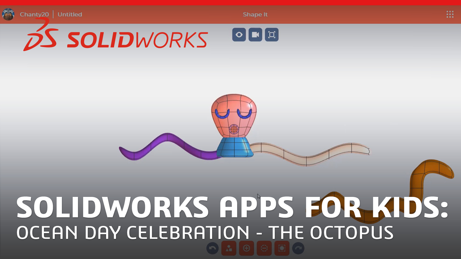 Ocean Day Tutorial with SOLIDWORKS Apps for Kids