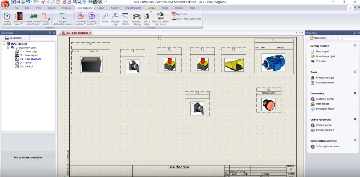 SOLIDWORKS Electrical Formula SAE Tutorial: Assigning, Creating and ...