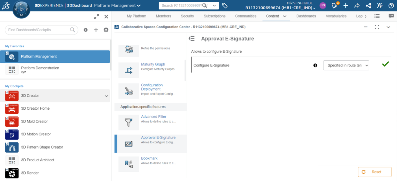 E-signature configuration in 3DEXPERIENCE- A covert Guide!