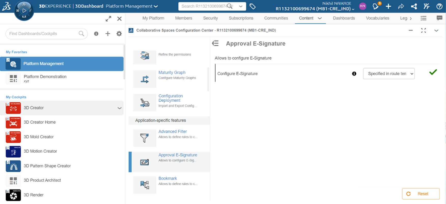 E-signature configuration in 3DEXPERIENCE- A covert Guide!
