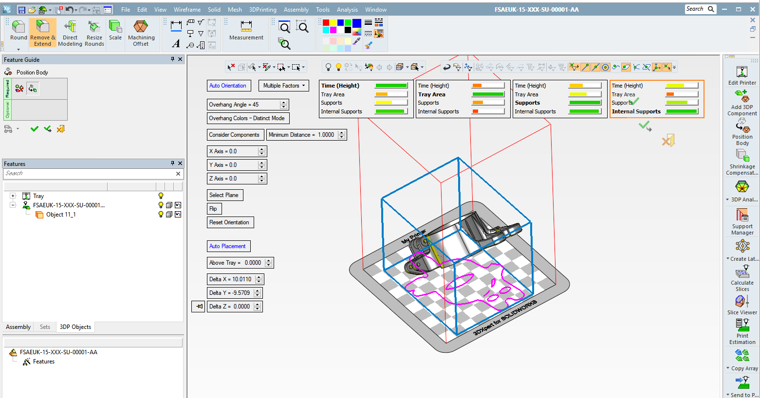 3DXpert for SOLIDWORKS: Additive Manufacturing