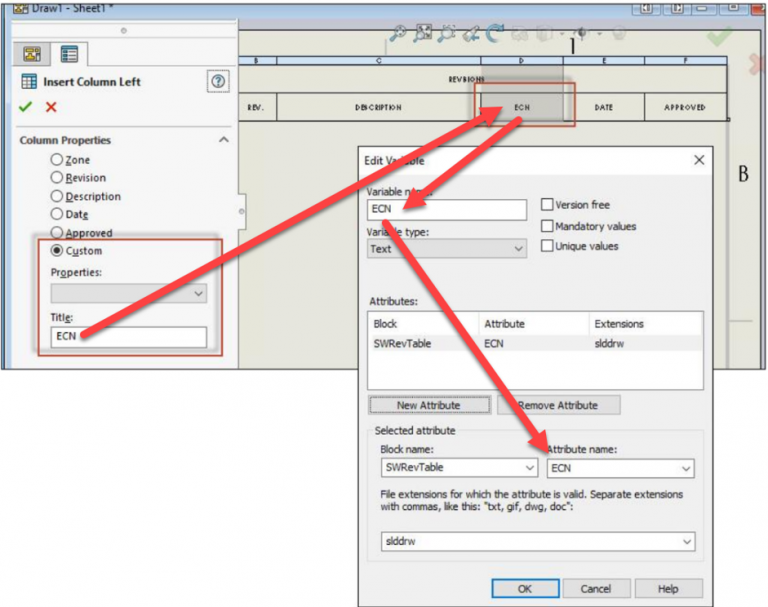 How to set up an automatically updated revision table