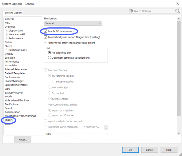 3D Interconnect - SOLIDWORKS "Multilingual" CAD Tool