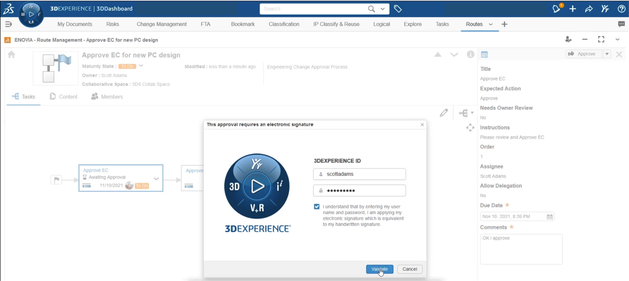 E-signature configuration in 3DEXPERIENCE- A covert Guide!