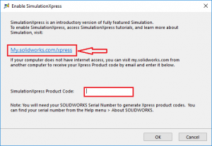 Activating and using SOLIDWORKS SimulationXpress