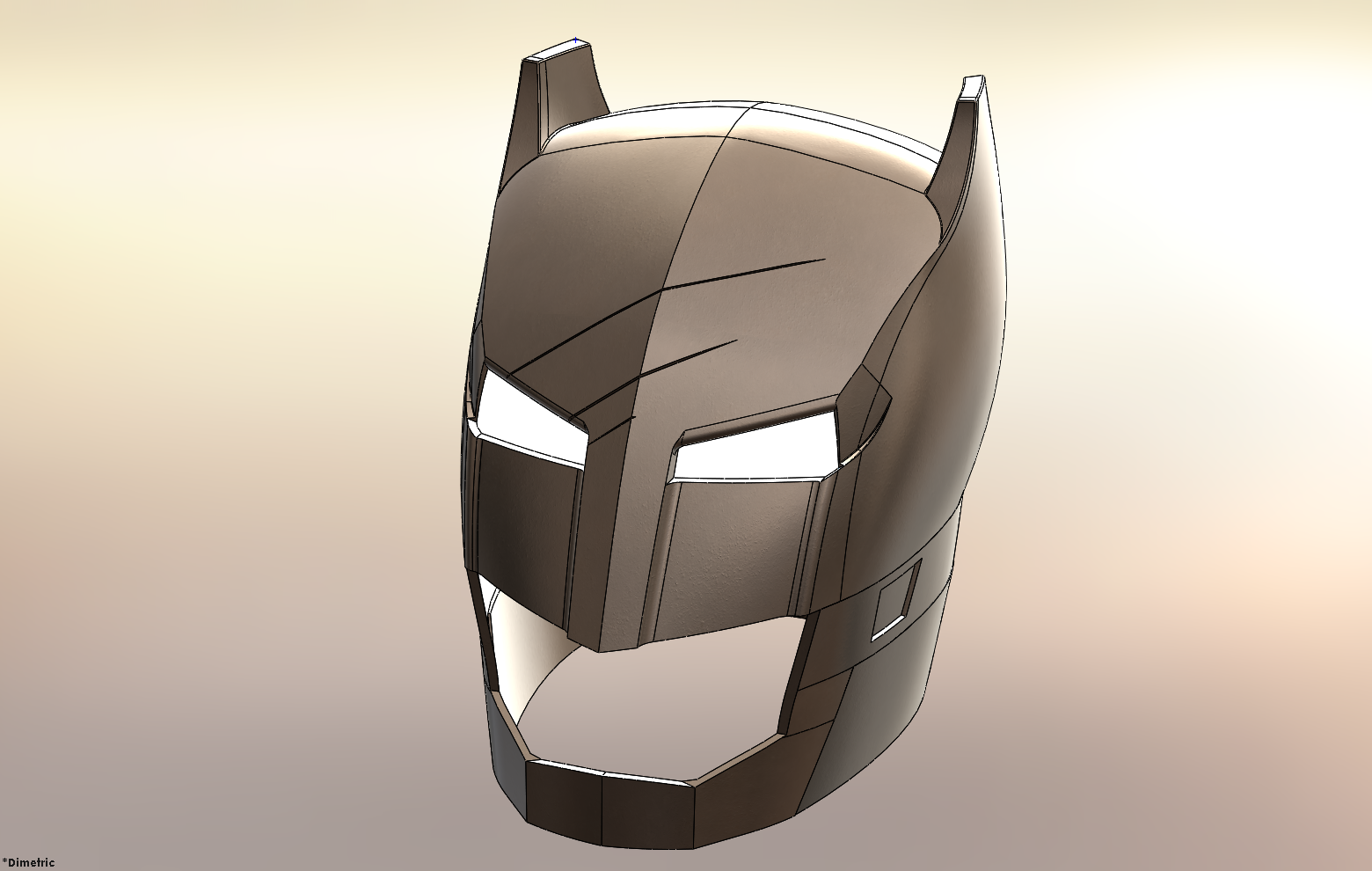 SOLIDWORKS Part Reviewer: Armored Mask Tutorial