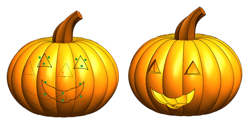 Wrap Feature Fun: Carving a Jack-O’-Lantern in SOLIDWORKS