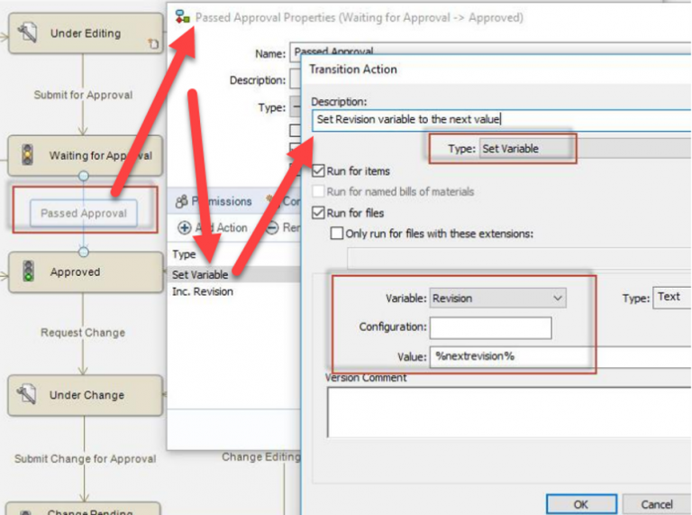 How to set up an automatically updated revision table