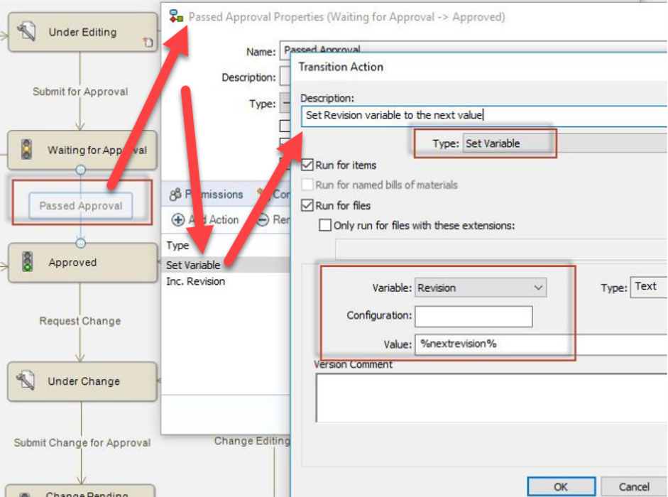 How to set up an automatically updated revision table