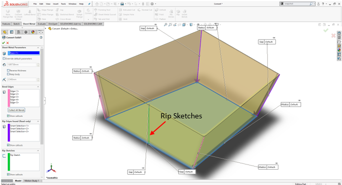 Importing Sheet Metal - Using Convert to Sheet Metal