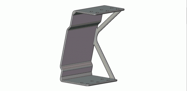 Custom Desk Bracket Design
