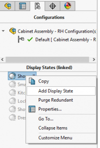 Speed up SOLIDWORKS large assemblies with display states