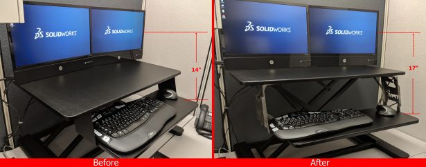 Custom Desk Bracket Design