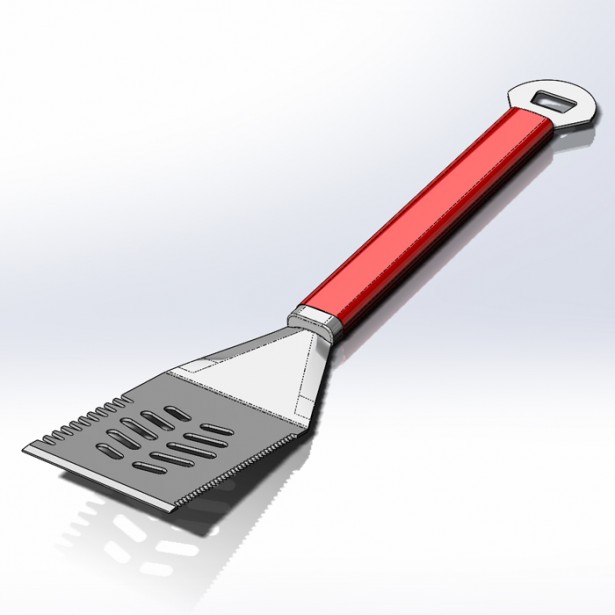 SOLIDWORKS Part Reviewer: Grill Spatula Tutorial