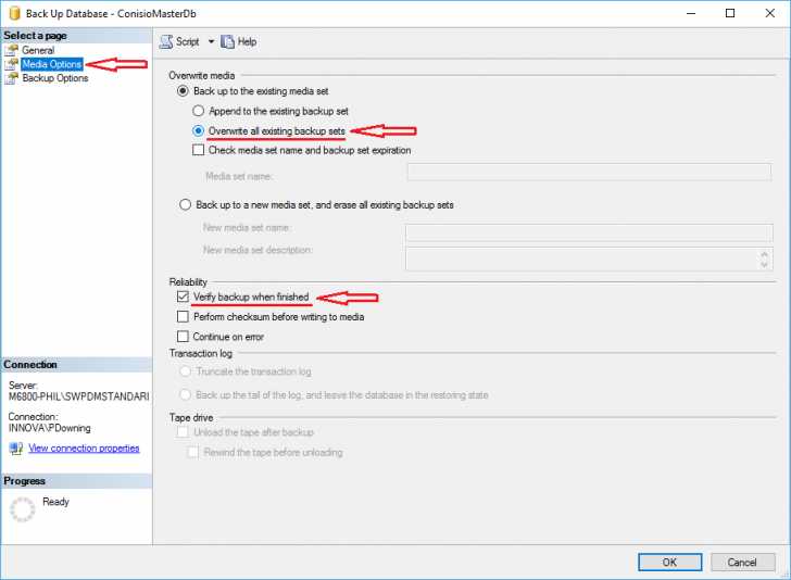 How to backup SOLIDWORKS PDM Standard
