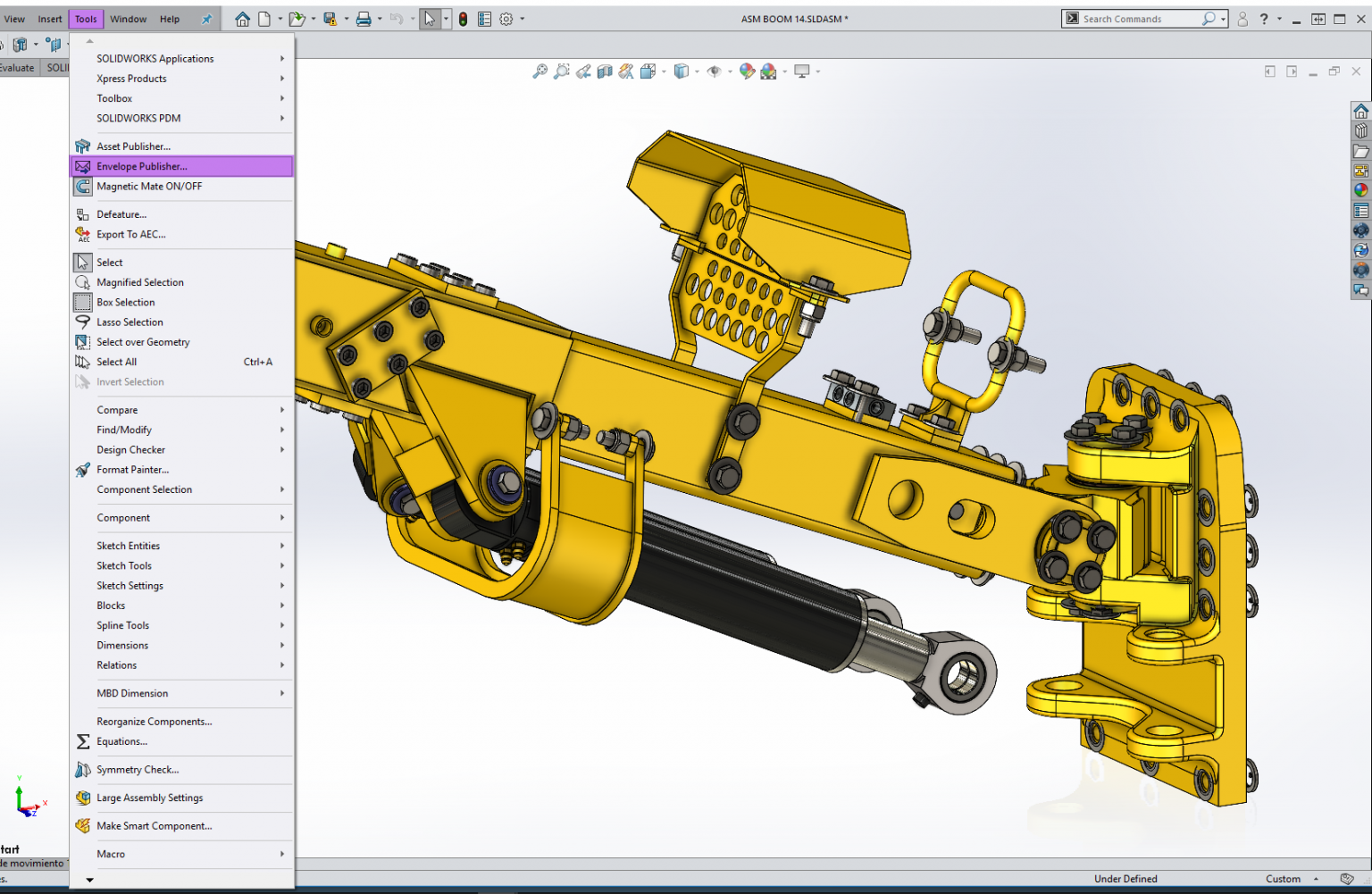 SOLIDWORKS 2020 Assembly Envelopes