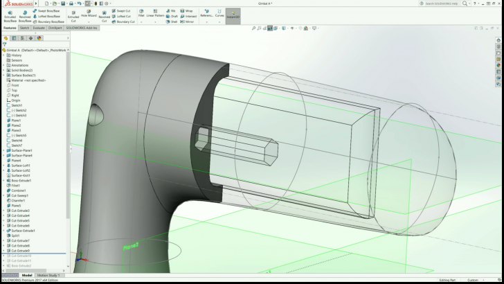 SOLIDWORKS Time-Lapse Tutorial: Camera Gimbal
