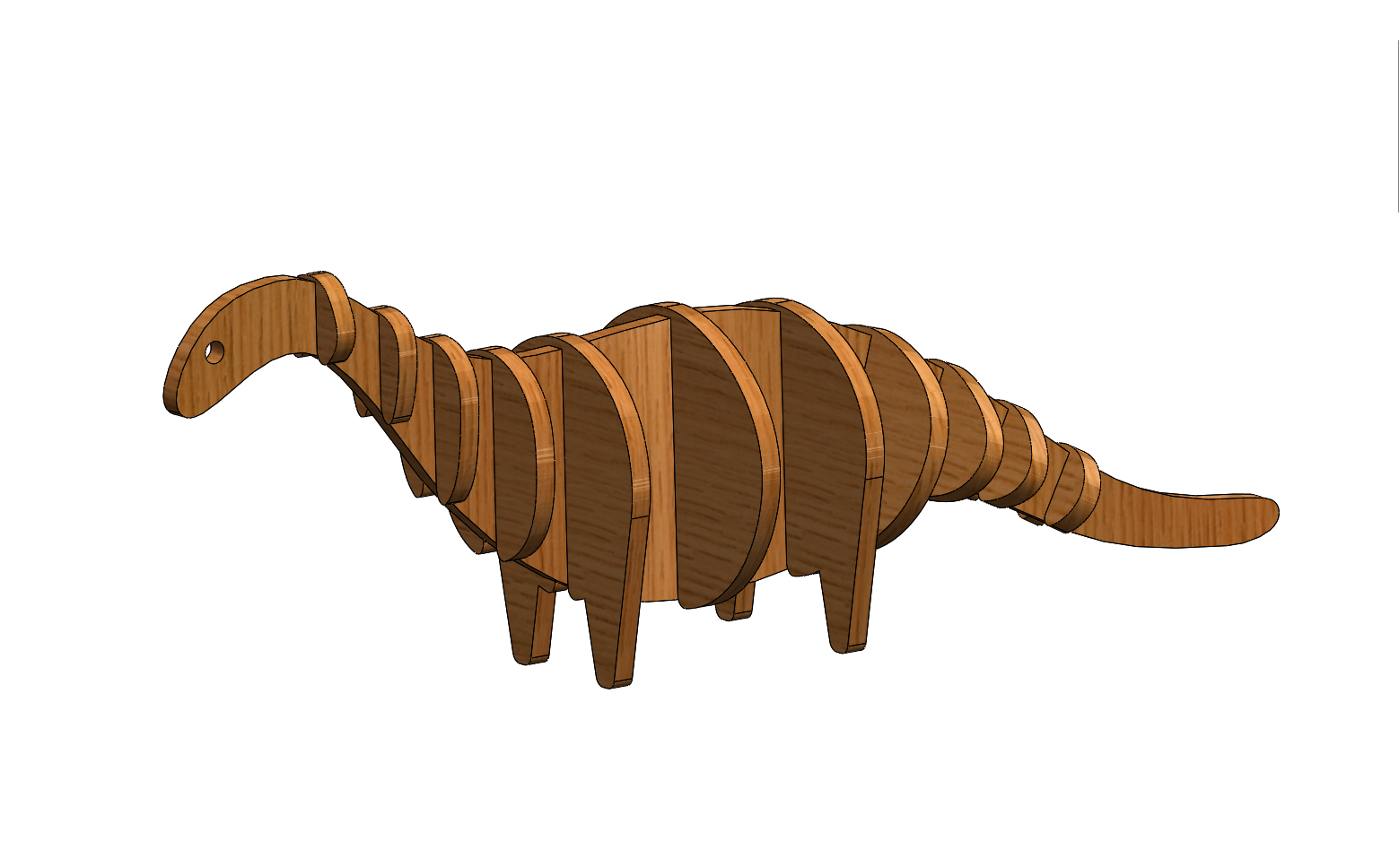 SOLIDWORKS Part Reviewer: CNC Wooden Dinosaur Puzzle Tutorial
