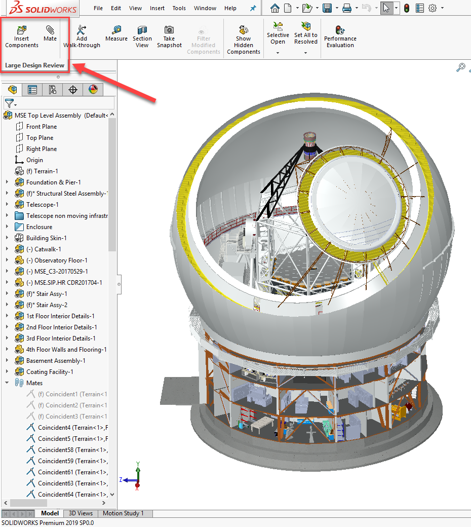 Speed Up Assemblies Using Solidworks Large Design Review Mode