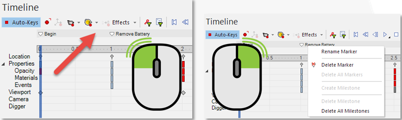 SOLIDWORKS Composer Using Markers and Milestones