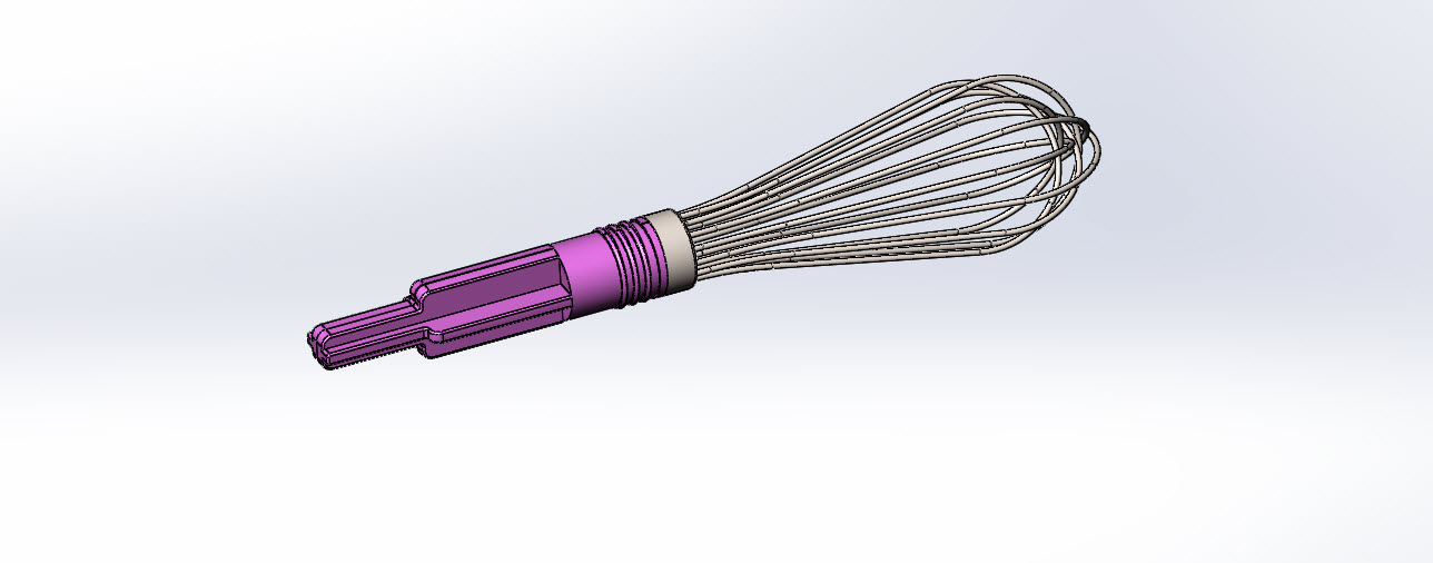 SOLIDWORKS Part Reviewer: Wire Whisk Assembly Tutorial