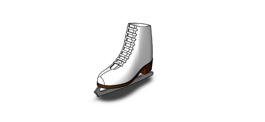 SOLIDWORKS Part Reviewer: Figure Skate Assembly