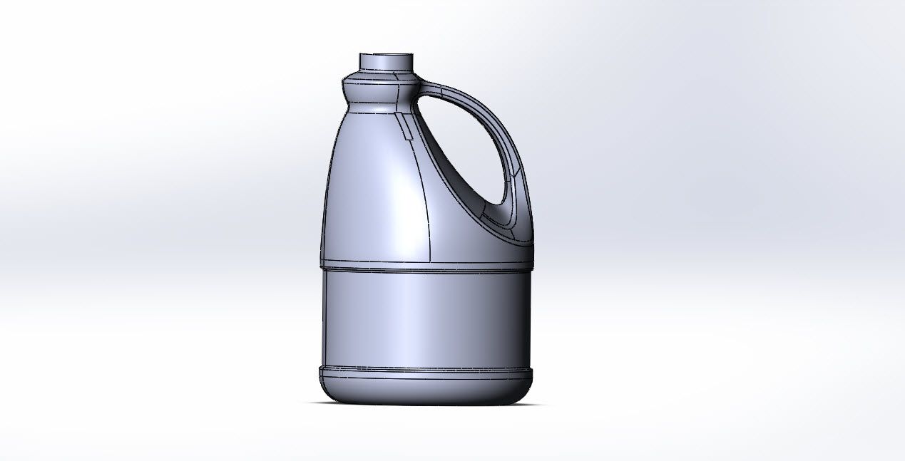 SOLIDWORKS Part Reviewer: Bleach Bottle Tutorial