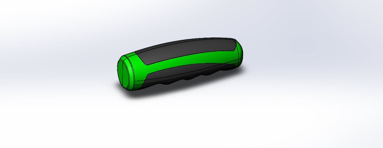 SOLIDWORKS Part Reviewer: Handle With Overmold Tutorial
