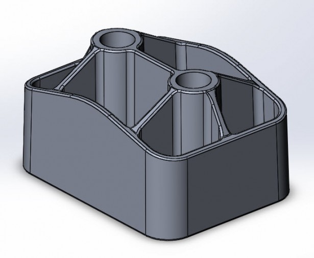 SOLIDWORKS Part Reviewer: Complex Drafted Ribs Tutorial