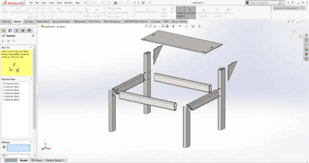 SOLIDWORKS 2020 Enhancement Exploded View for Multibody Part