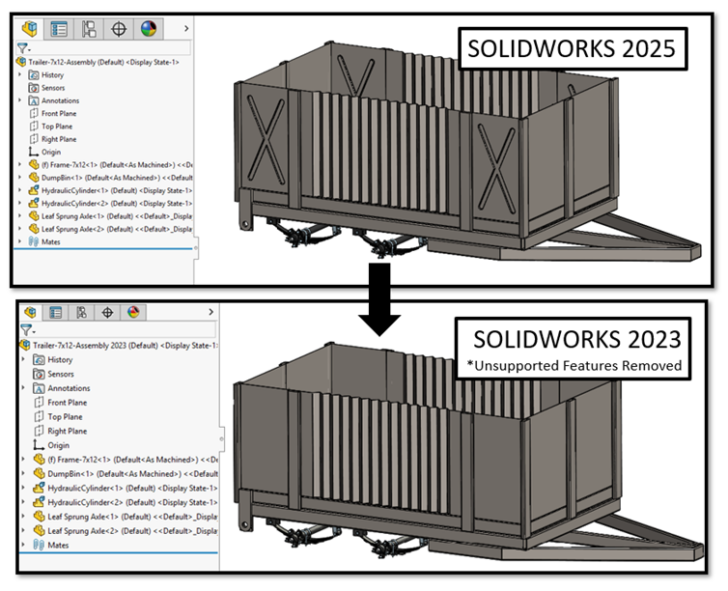 SOLIDWORKS Backwards Compatibility