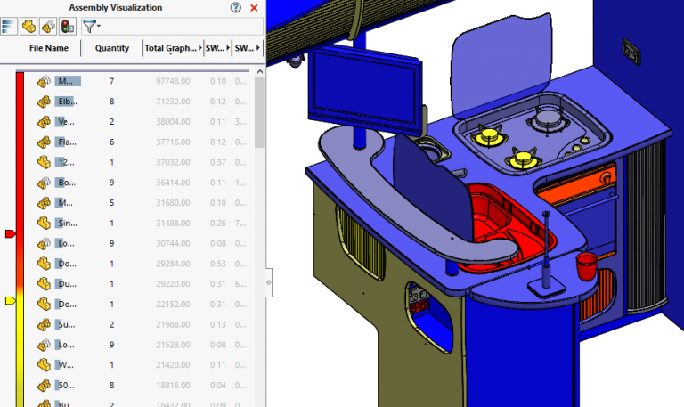 Assembly Performance Evaluation in SOLIDWORKS 2018