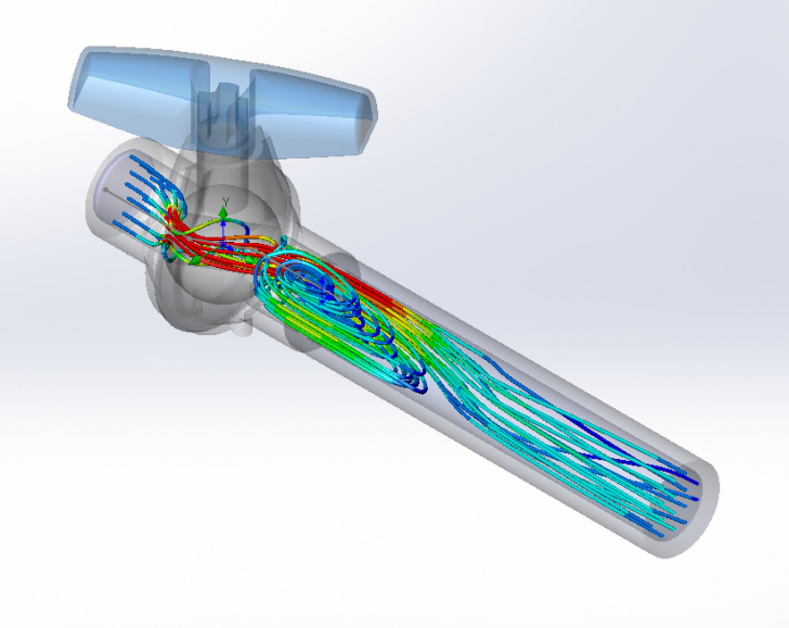 Flow Simulation – How to Handle a Vortex Across a Pressure Boundary