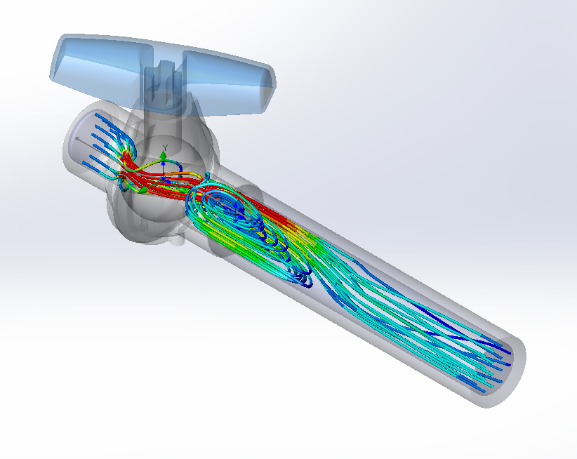 Flow Simulation – How to Handle a Vortex Across a Pressure Boundary