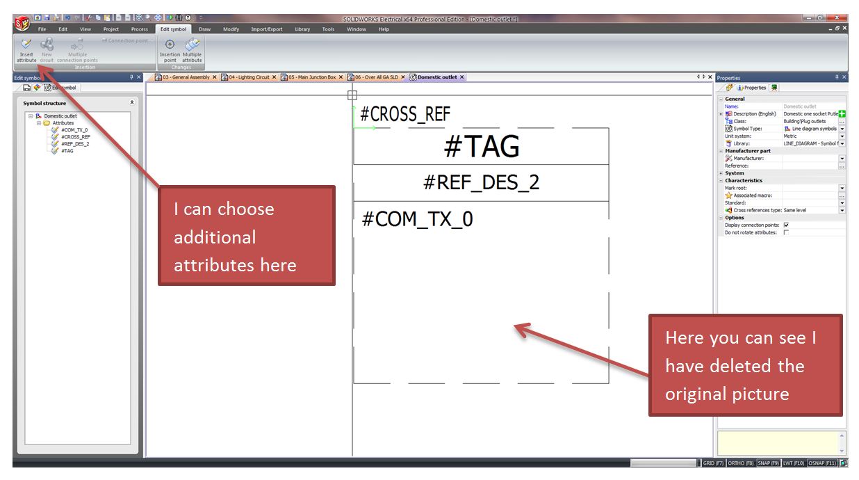 SOLIDWORKS Electrical: Fast symbol creation to add custom symbols