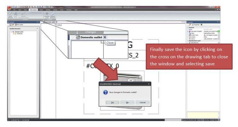 SOLIDWORKS Electrical: Fast symbol creation to add custom symbols