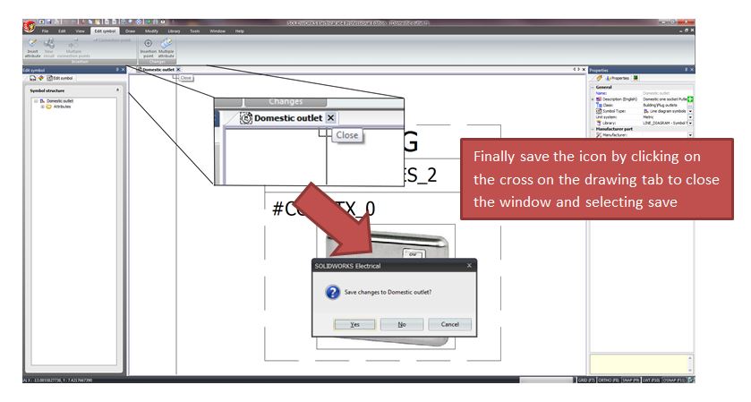SOLIDWORKS Electrical: Fast symbol creation to add custom symbols