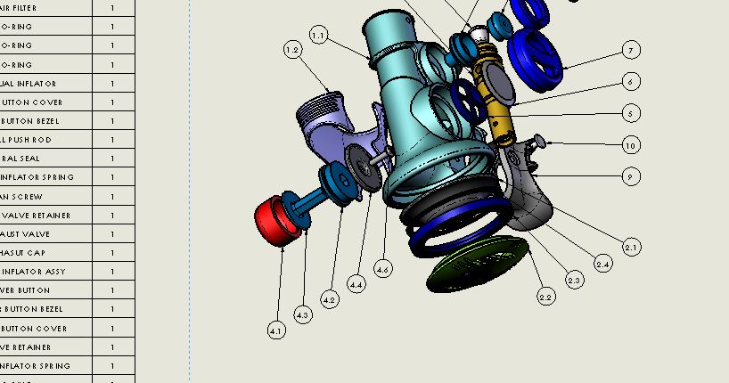 Solidworks Practice Assembly Drawing