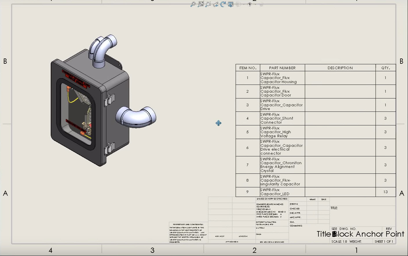 SOLIDWORKS Tech Tip: Drawing Table Anchor Points