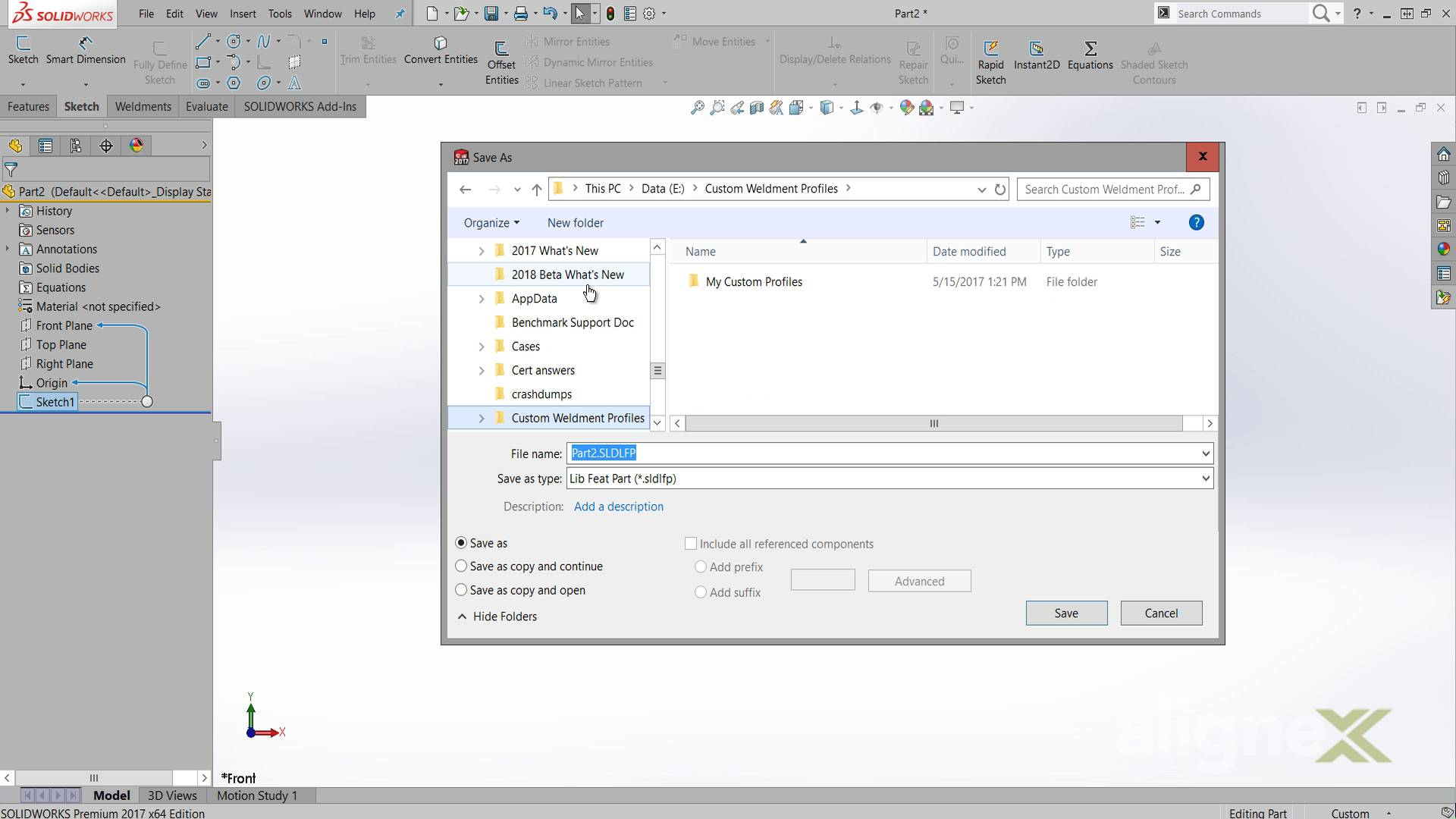 How to Create Custom Weldment Profiles in SOLIDWORKS