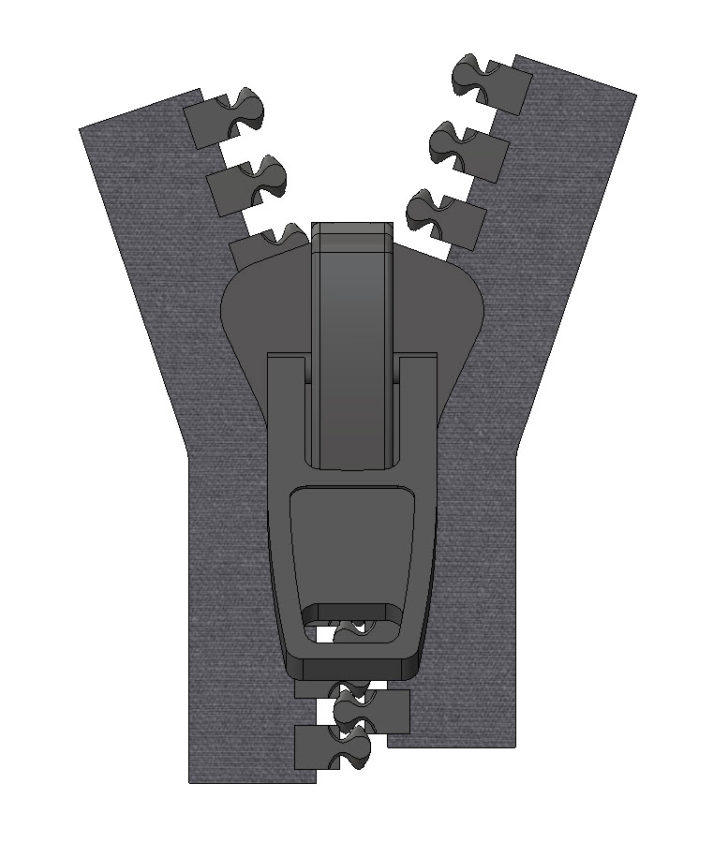 SOLIDWORKS Part Reviewer: Zipper