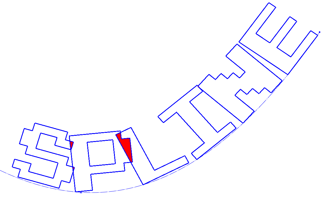 Dissolving Sketch Text