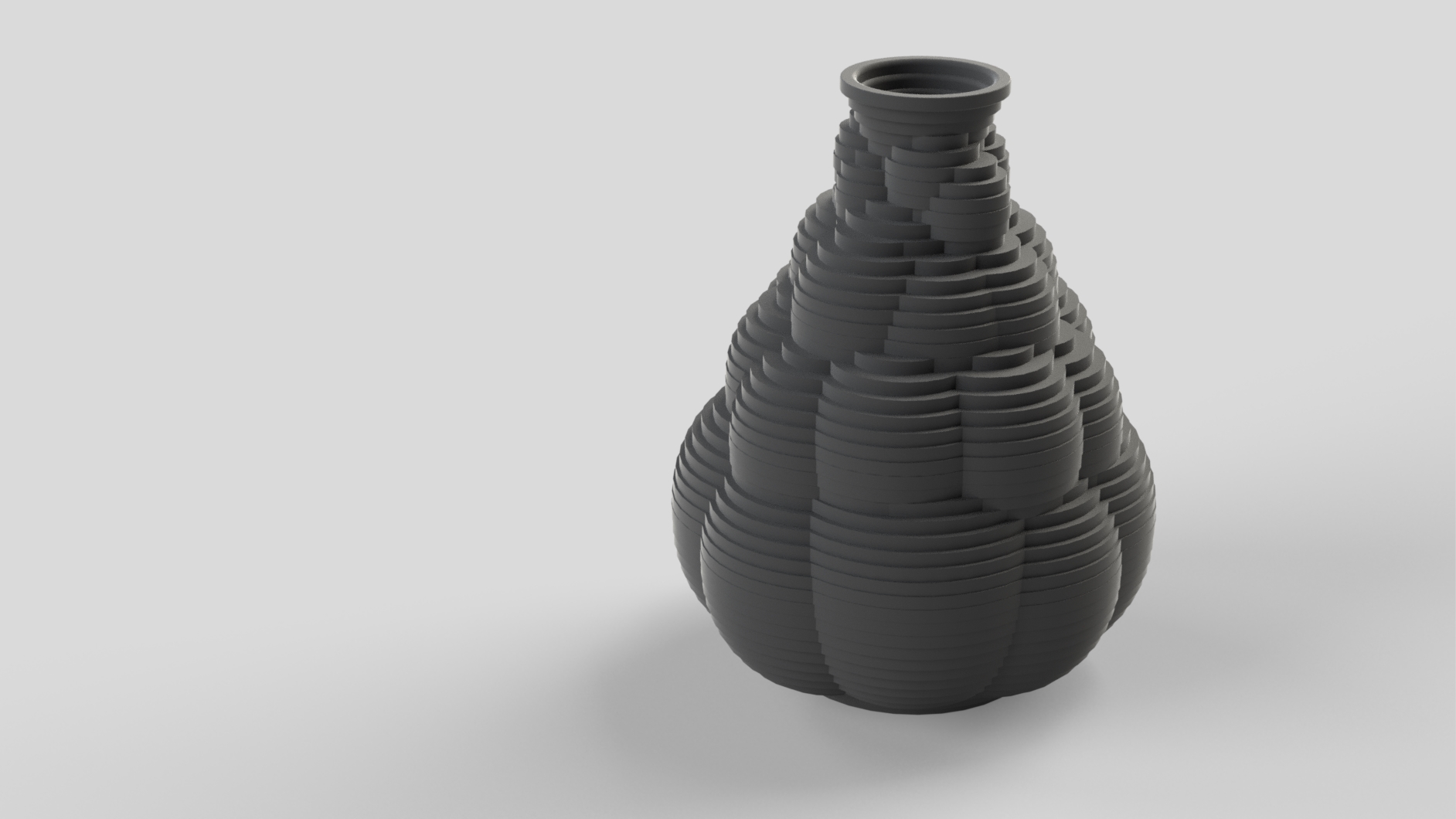 Layered Ceramic Bubble Vase - SOLIDWORKS Tutorial